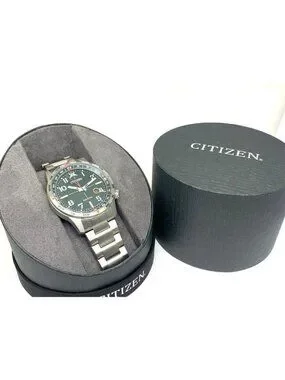 Citizen | Accessories | Citizen Mens Watch Bm7555x Ecodrive Green Dial ...